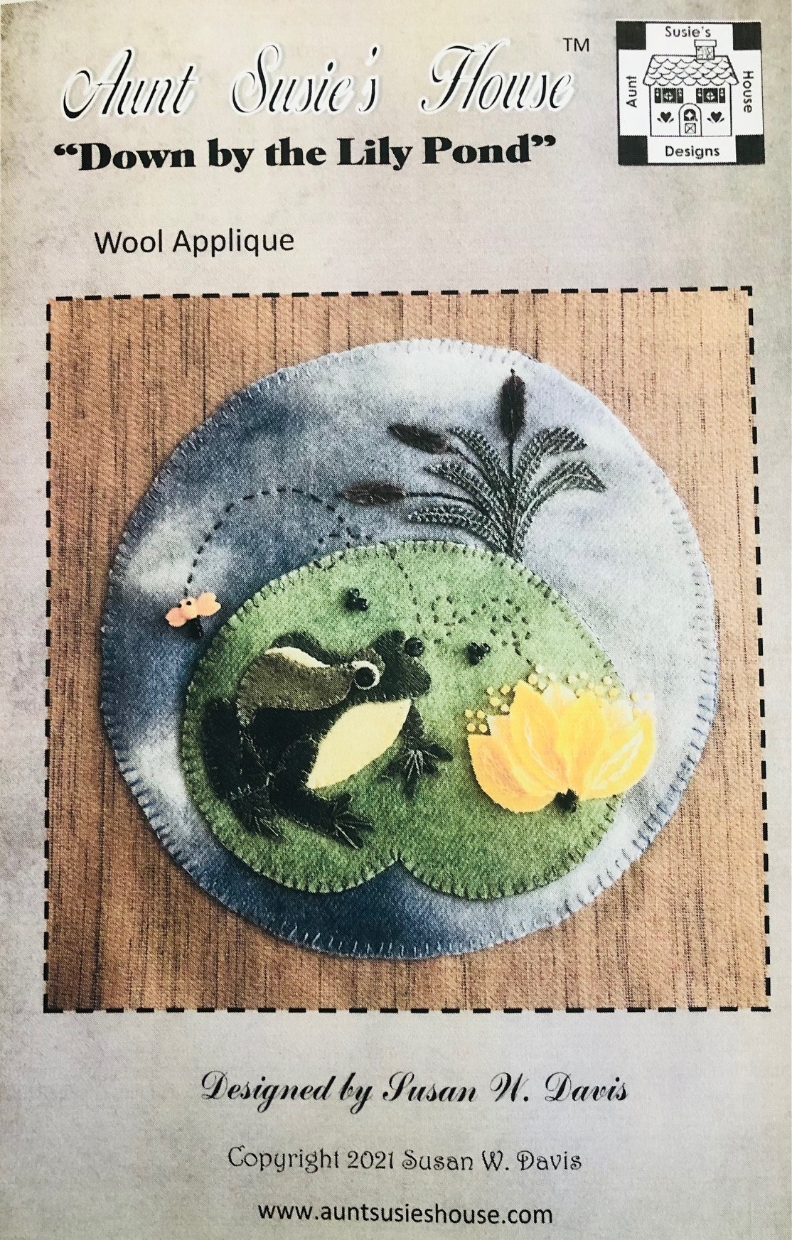 Wild and Wonderful Stitch a Long #1, Down by the Lily Pond, Wool ...