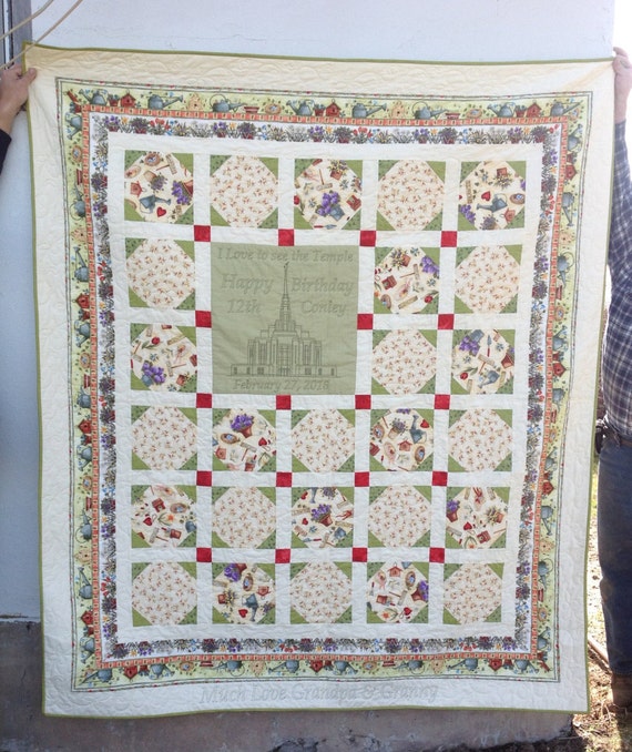 1601 Journaled Memories Temple Quilt Pattern digital | Etsy