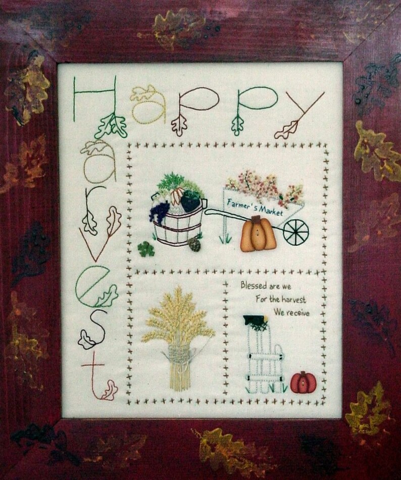 334 Happy Harvest, Digital Pattern Download - Etsy