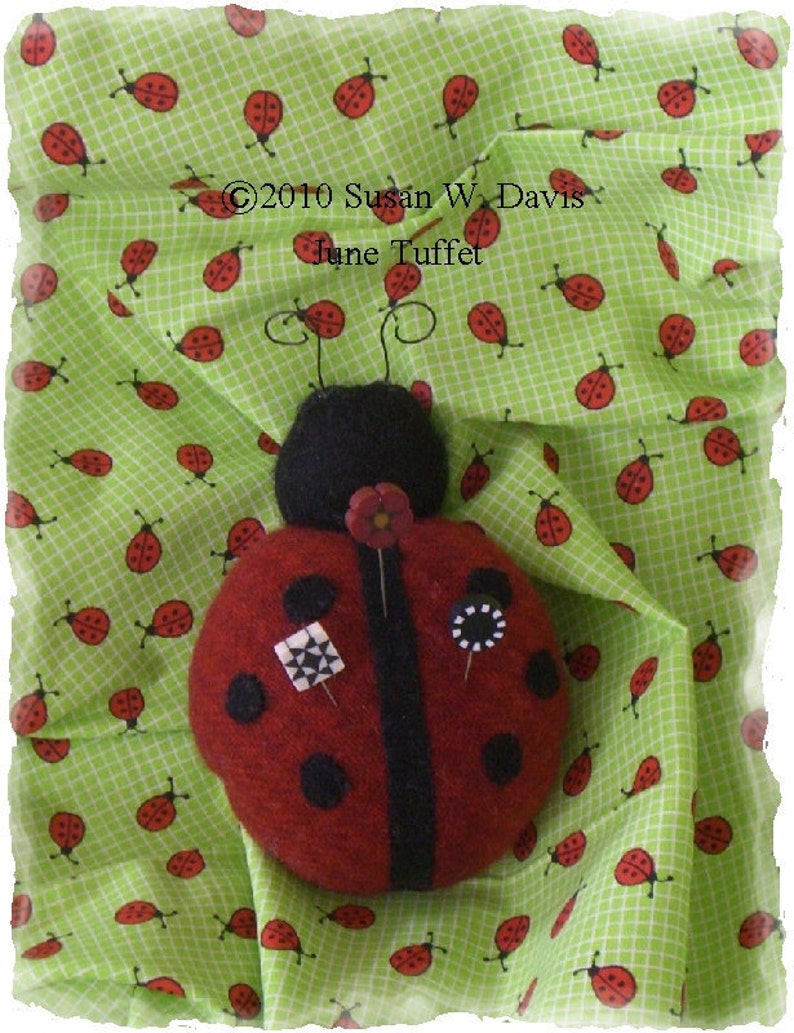 661 June Tuffet Digital Pincushion Pattern - Etsy