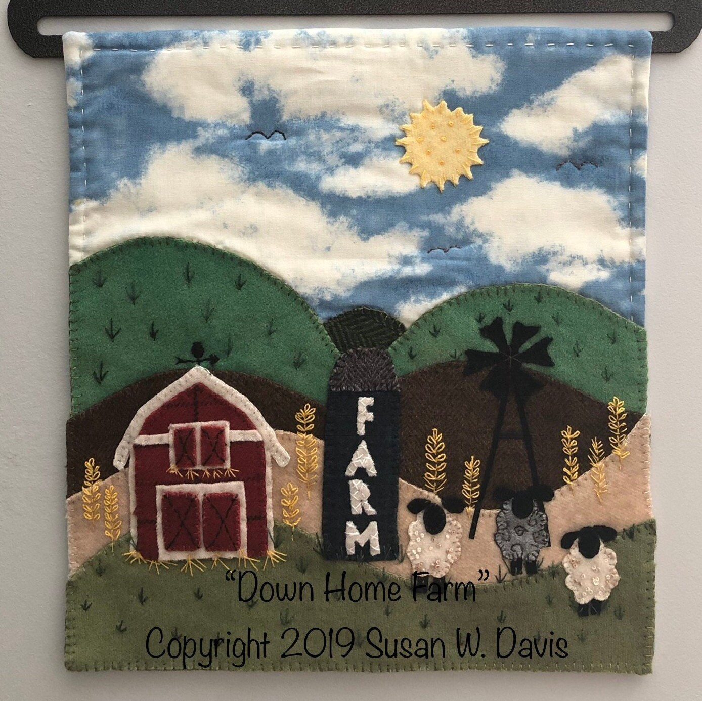 Summer Sale for Wool Kit, Down Home Farm, Wool & Cotton Applique Kit ...