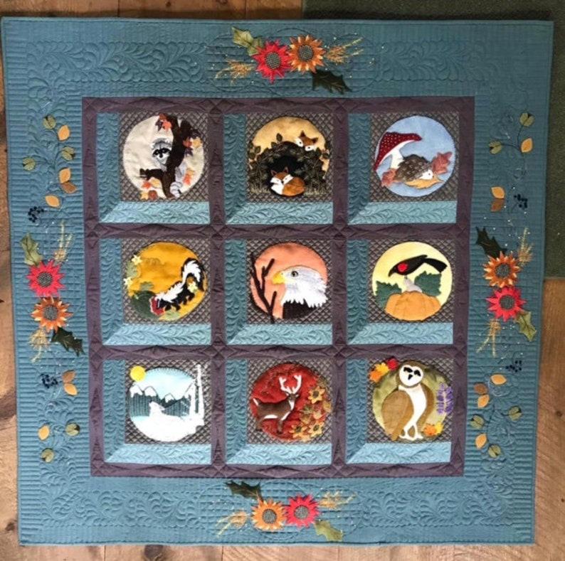 Wild and Wonderful, Skunk and Watermelon, Block 1, Under the Harvest ...