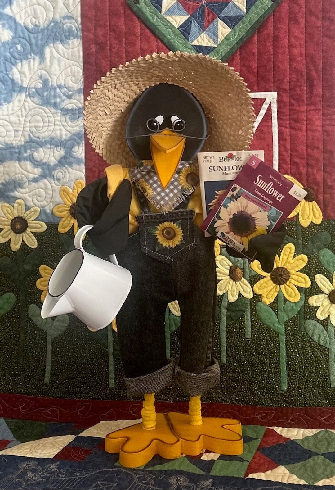 229 Cocky Crow, Vintage Series, Wooden Doll - Etsy