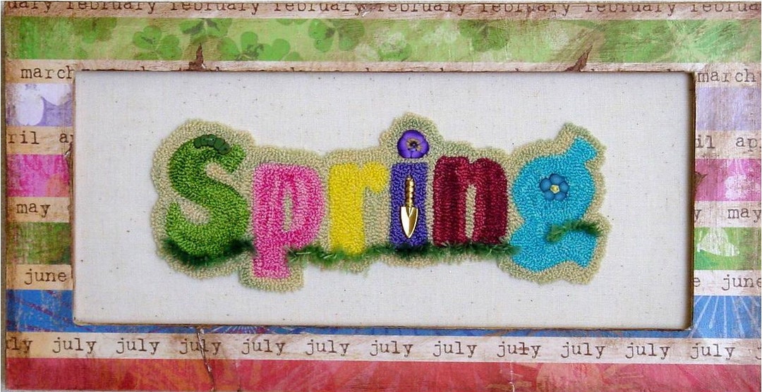 568 Spring Punch Needle Art - Etsy
