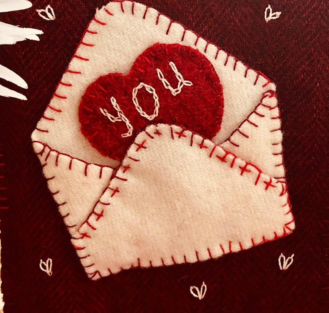 Paper Pattern, Wool Kit, Falling Hearts, Just Because Series - Etsy