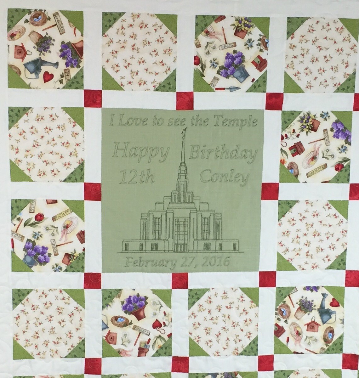 1601 Journaled Memories Temple Quilt Pattern (digital) - Etsy
