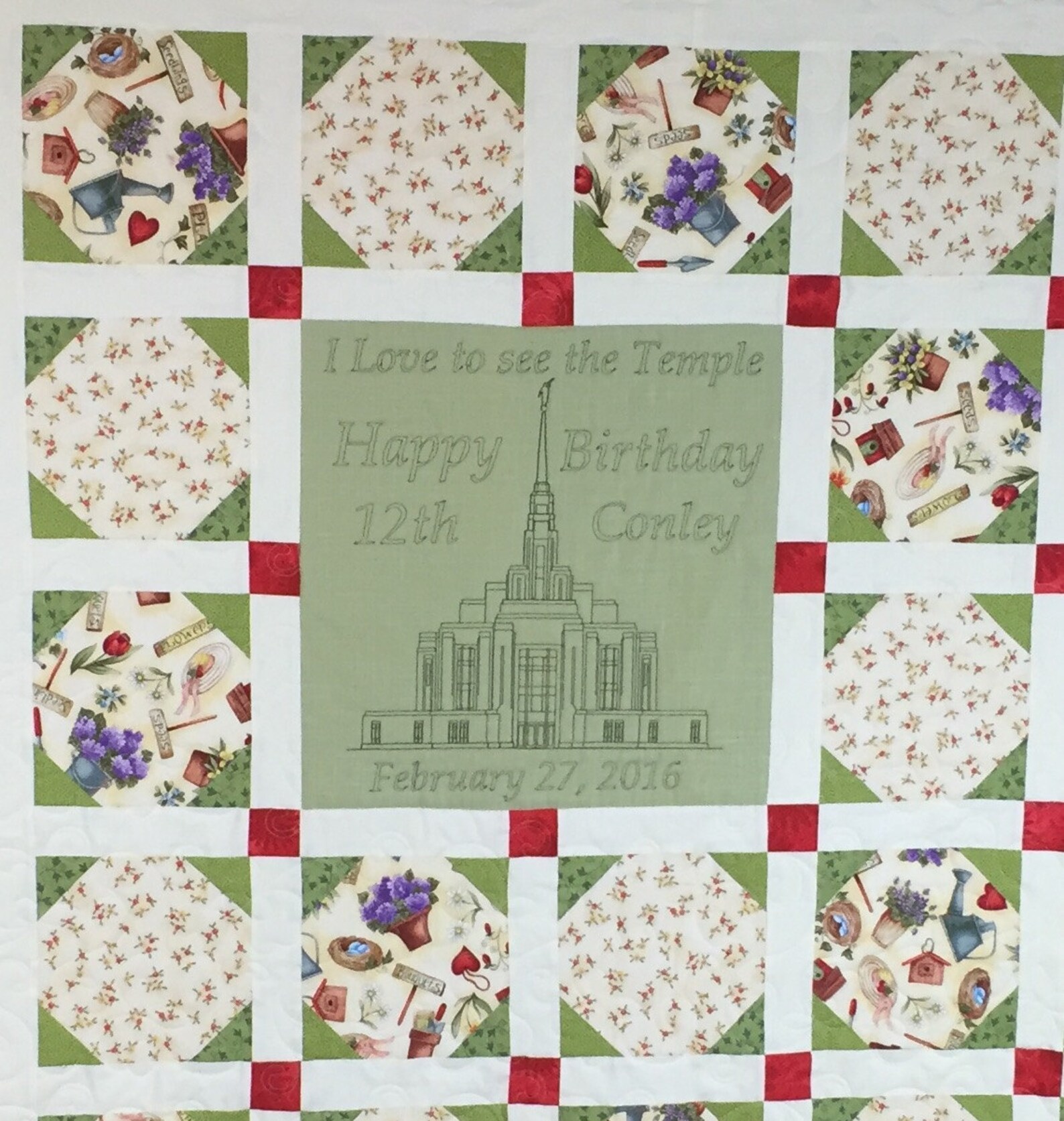 1601 Journaled Memories Temple Quilt Pattern (digital) - Etsy