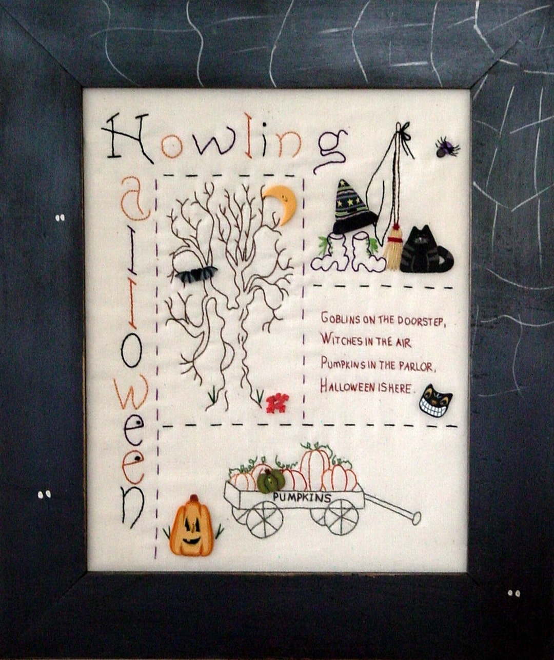 335 Howling Halloween, Digital Pattern Download - Etsy