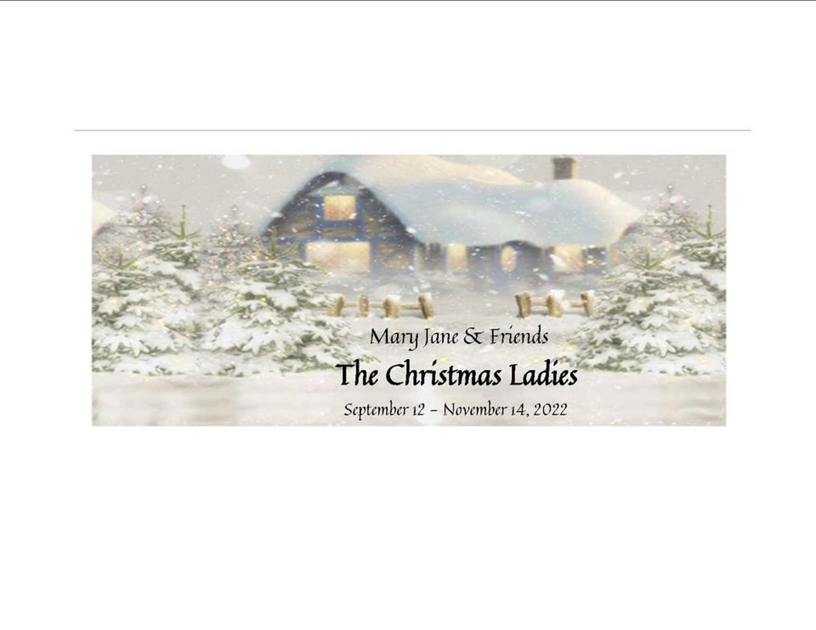 Special Thread Box, Christmas Cottage Block 4, Christmas Ladies Mystery ...