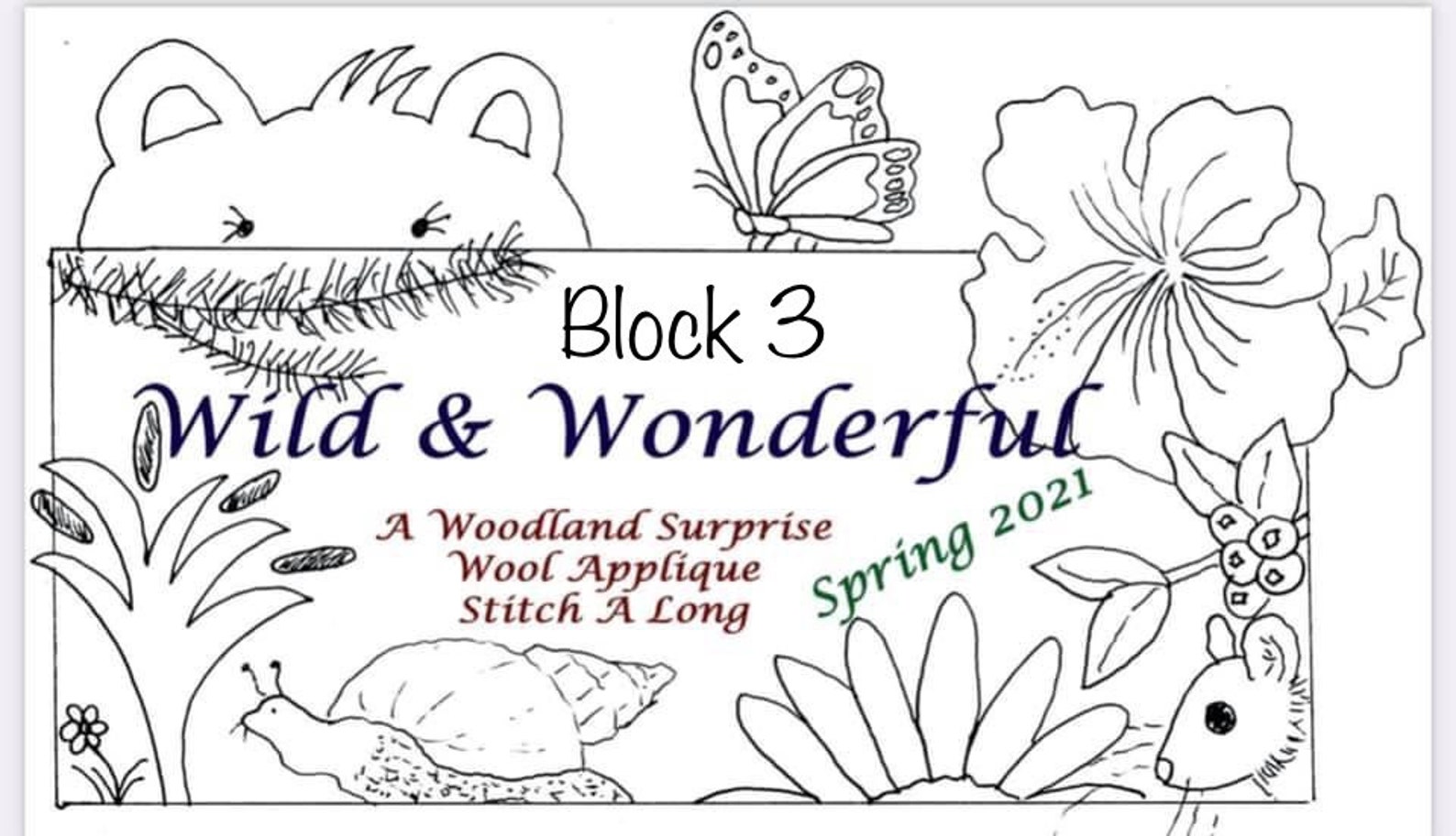 Wild and Wonderful Stitch a Long #1, Down by the Lily Pond, Wool ...