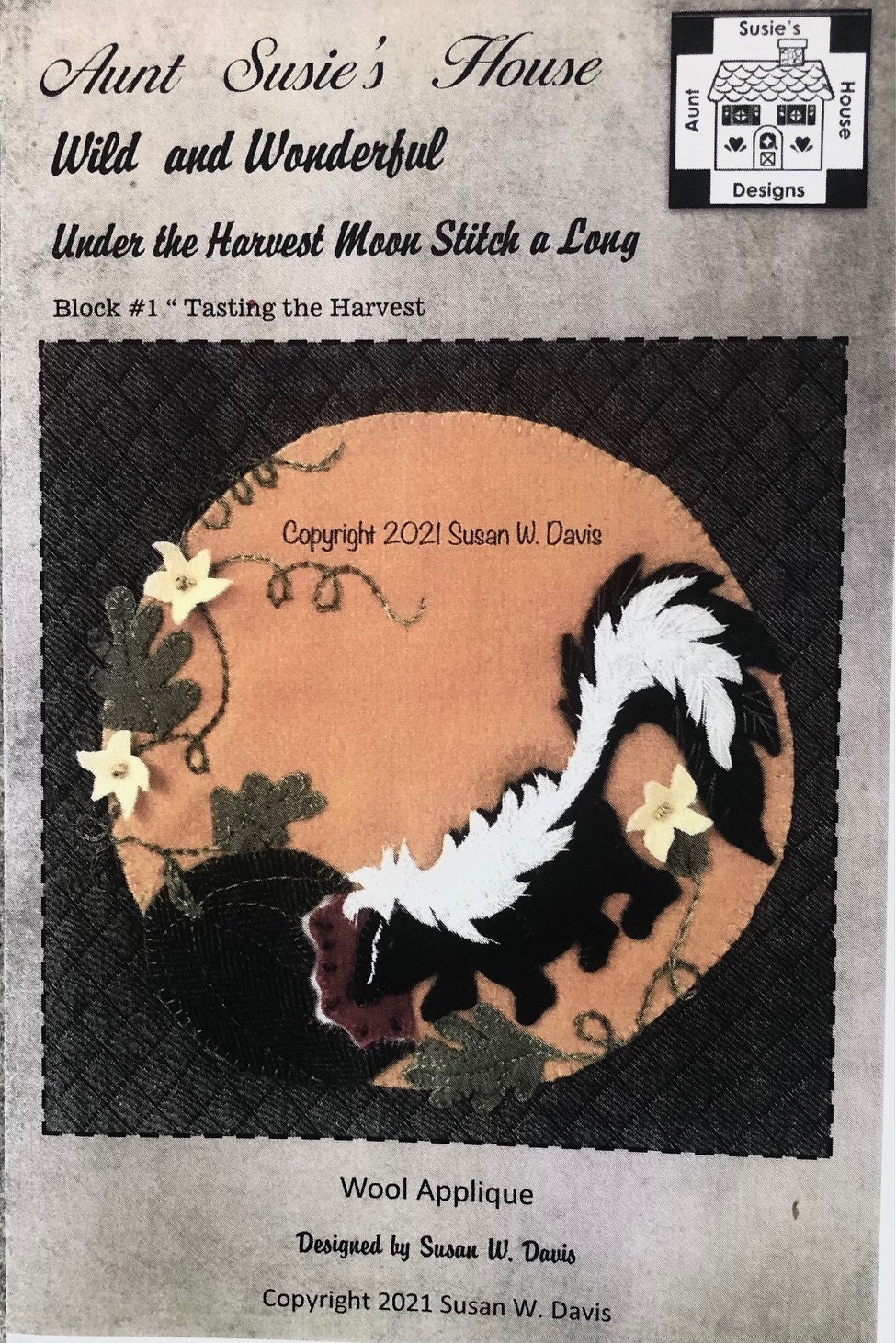 Wild and Wonderful, Skunk and Watermelon, Block 1, Under the Harvest ...