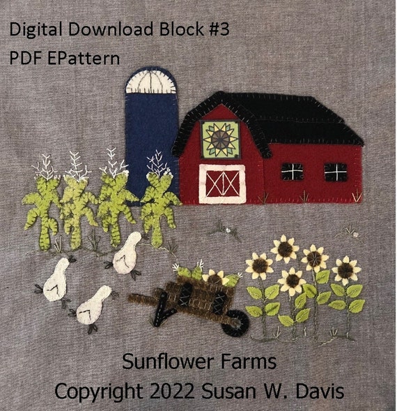 Digital Download Block 3 Mary Jane & Friends Barn Ladies - Etsy