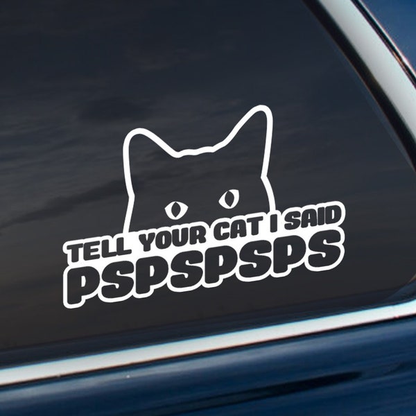 Cat Bumper Sticker - Etsy