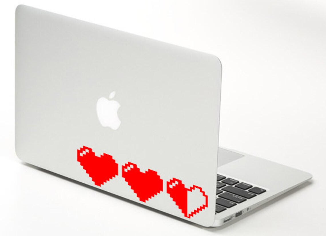 8-bit heart life meter 33/3 Durable | Etsy