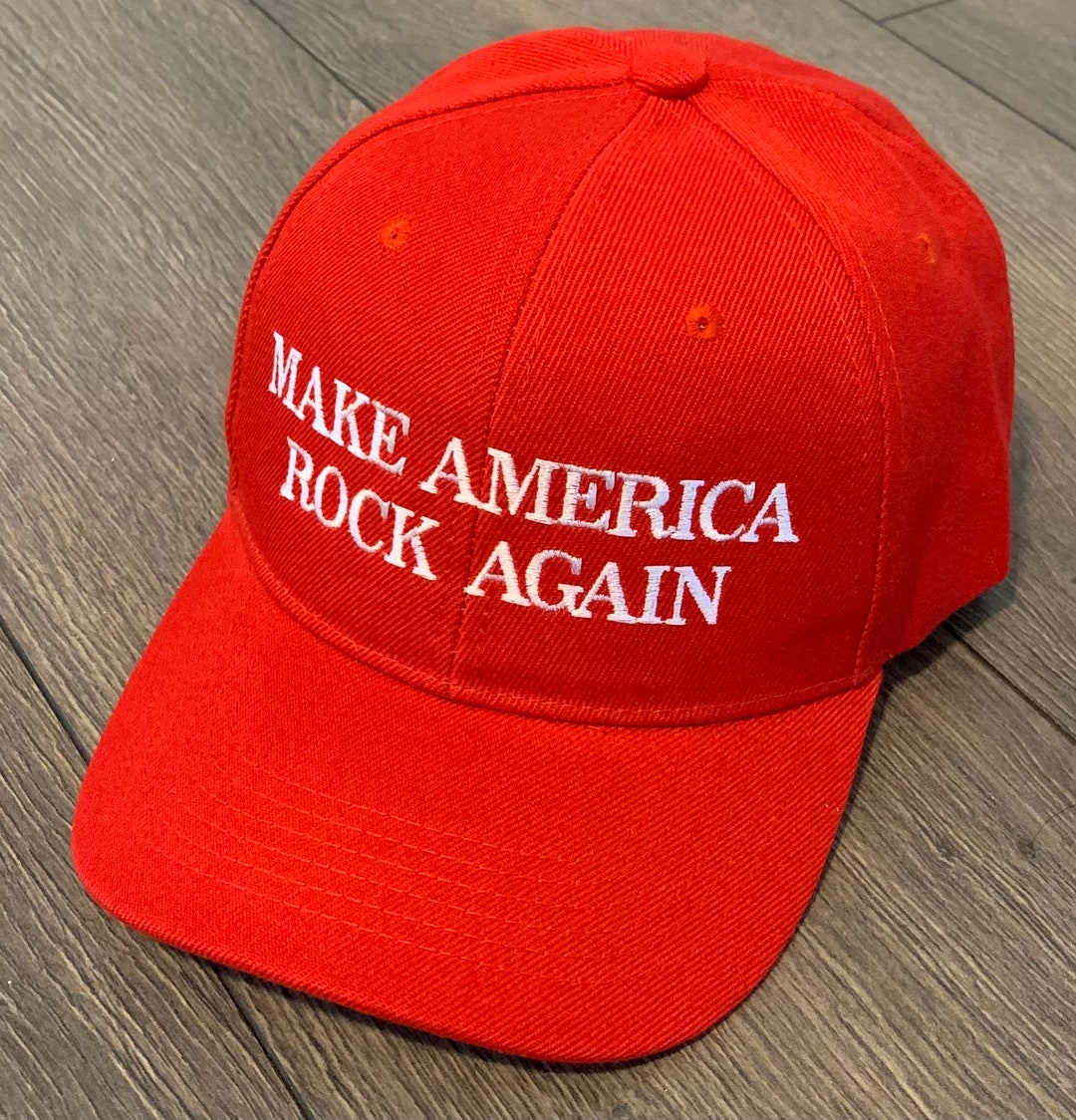 Make America Rock Again Hat: Embroidered Political Cap - Etsy