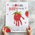 Strawberry Handprint, Printable Mothers Day Keepsake, Grandma Mothers ...