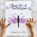 Mothers Day Handprint Printable Kids Art, Butterfly Handprint Crafts ...