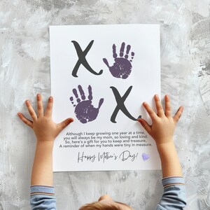 Mothers Day Printable Handprint Art, Mothers Day Gift From Kids ...