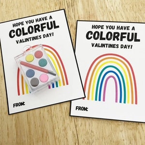 Artist Printable Valentine Cards for Kids, Kids Valentines Cards ...