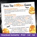 Left Right Game Halloween Printable, Pass the Pumpkin Game Halloween ...