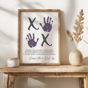 Mothers Day Printable Handprint Art, Mothers Day Gift From Kids ...