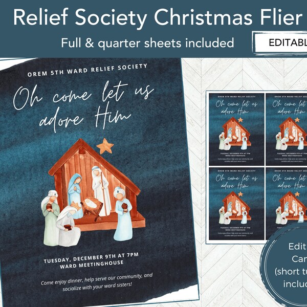 Lds Rs Ministering Jesus Christ - Etsy