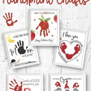 I Love You BERRY Much Valentines Day Activities, Printable Handprint ...