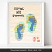 Stepping Into Summer Footprint Craft, Last Day of School Activity ...