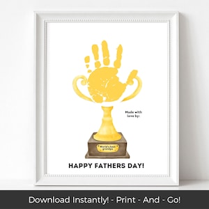 Grandpa Fathers Day Handprint Printable Poem, Grandpa Gift From ...