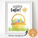 Happy Easter Handprint Art Template, Handprint Crafts for Kids, Easter ...
