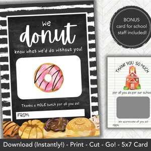 Teacher Appreciation Gift Card Holder Teacher Gift Printable - Etsy