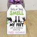 Trick or Treat Smell My Feet Printable Halloween Treat Bag Gift Tag ...