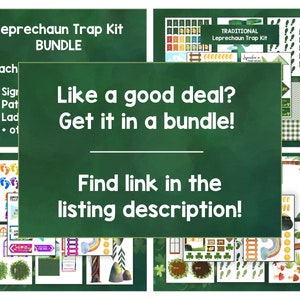 Leprechaun Trap Kit Printable St Patricks Day Activities for - Etsy