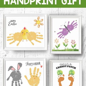 Easter Handprint Craft for Kids Easter Printable Handprint Art, Toddler ...