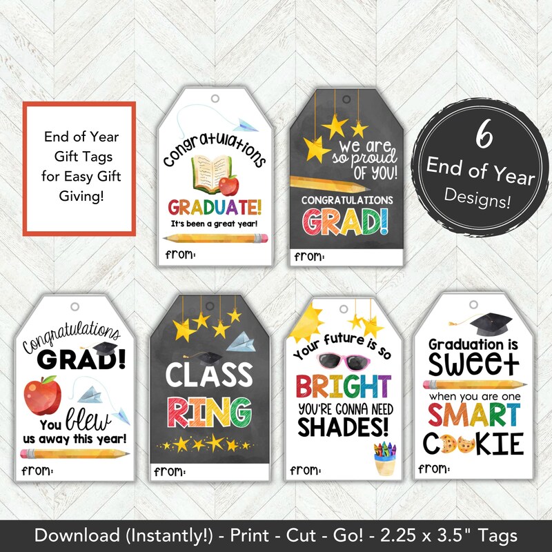 Graduation Gift Tags - 60+ Gift Ideas for 2025