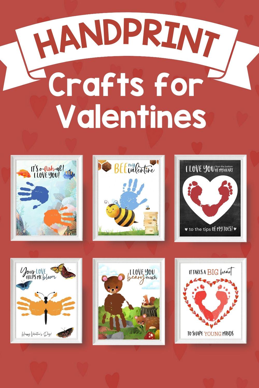 Printable Valentine Handprint Art, Kids Activities, Printable Craft ...