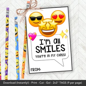 Pencil Gift Tag Printable, Meet the Teacher Gift Tag, Welcome Back to ...