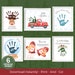 Christmas Handprint Craft Bundle, Handprint Art Christmas Crafts for ...