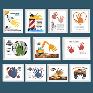 Mega Fathers Day Handprint Bundle Craft, Printable Craft for Kids ...