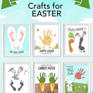 Printable Easter Handprint Craft Ideas, Handprint Art Template ...