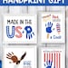 Bald Eagle 4th of July Handprint Art, Fourth of July Handprint Craft ...