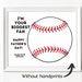 Printable Fathers Day Card, Biggest Fan Sports Baseball Handprint Craft ...