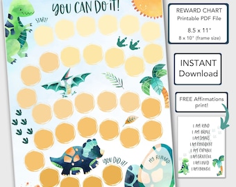 Dragon Reward Chart for Kids Behavior Chart Printable, Chore Chart ...