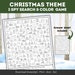 Christmas I Spy Kids Activity, I Spy Coloring Page Worksheet Activity ...