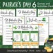 St Patrick's Day Game Bundle Printable Game for Kids - Etsy