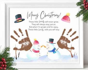 Truck Handprint Christmas Craft DIY, Baby's First Christmas, Toddler ...