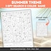 Summer I Spy Kids Activity, I Spy Coloring Page Worksheet Activity ...