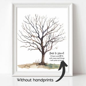 Back to School Handprint Craft for Kids, Handprint Art School Activity ...