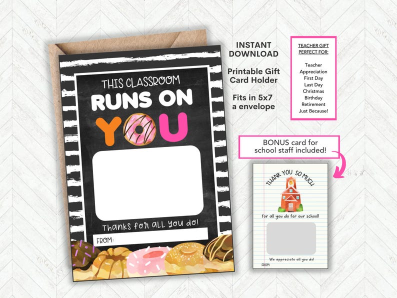 Back to School Gift, Teacher Appreciation Gift Card Holder, 1st Day of ...