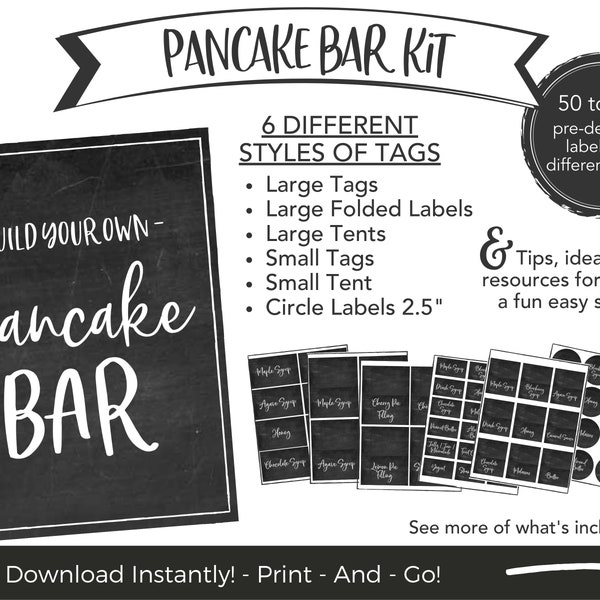 Pancake Wedding Sign - Etsy